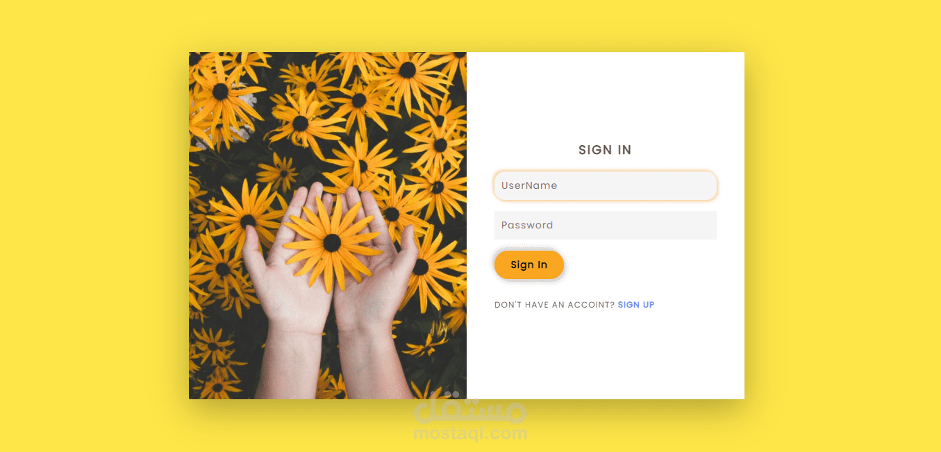 Sign In Form 