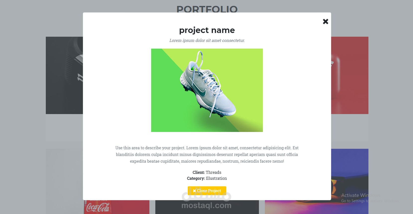 تصميم موقع Html Css Java Script Jquerybootstrap مستقل