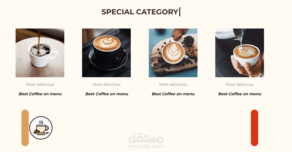 Animation Css3 Coffee Shop | مستقل