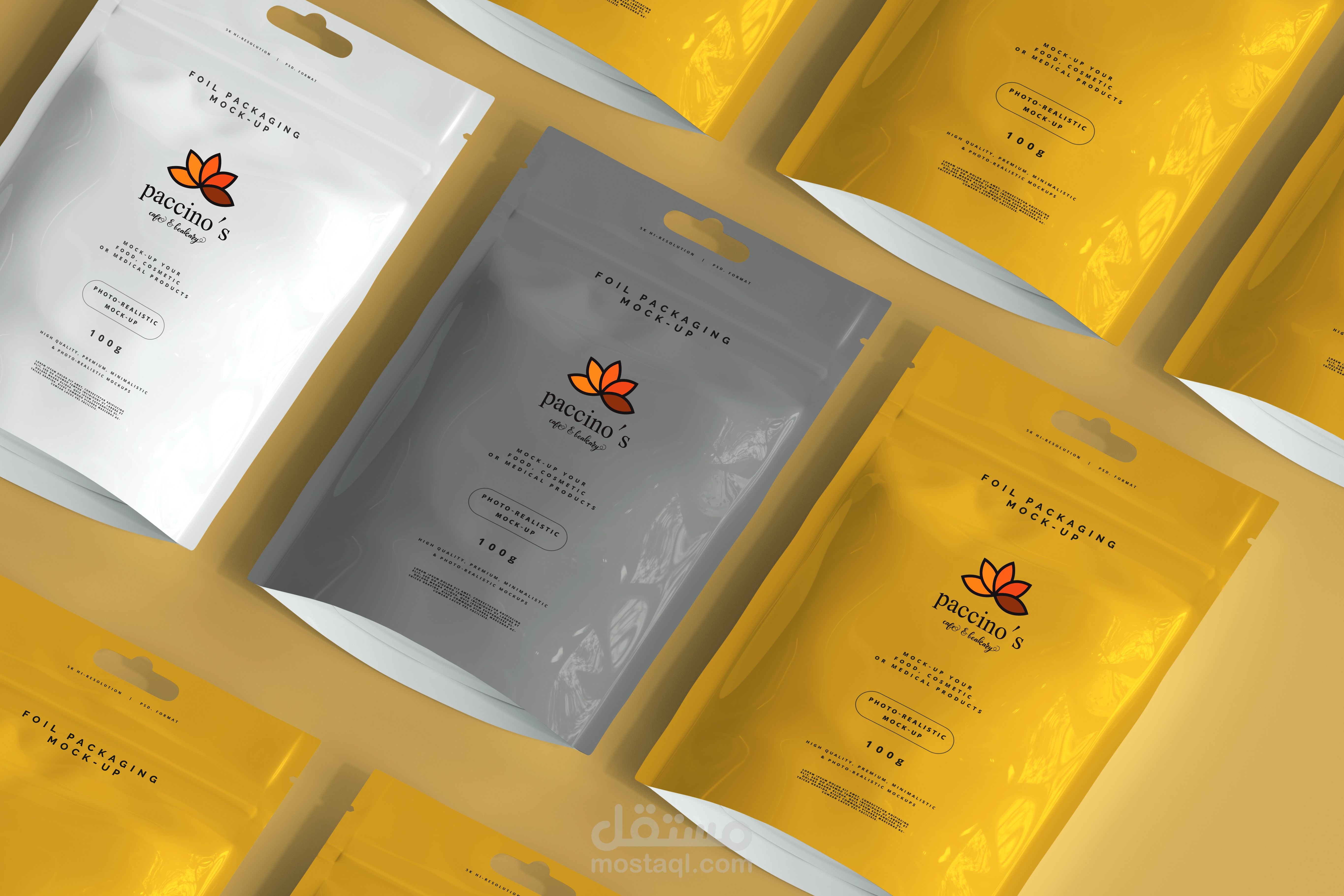 paccino's brand & visual identity | مستقل