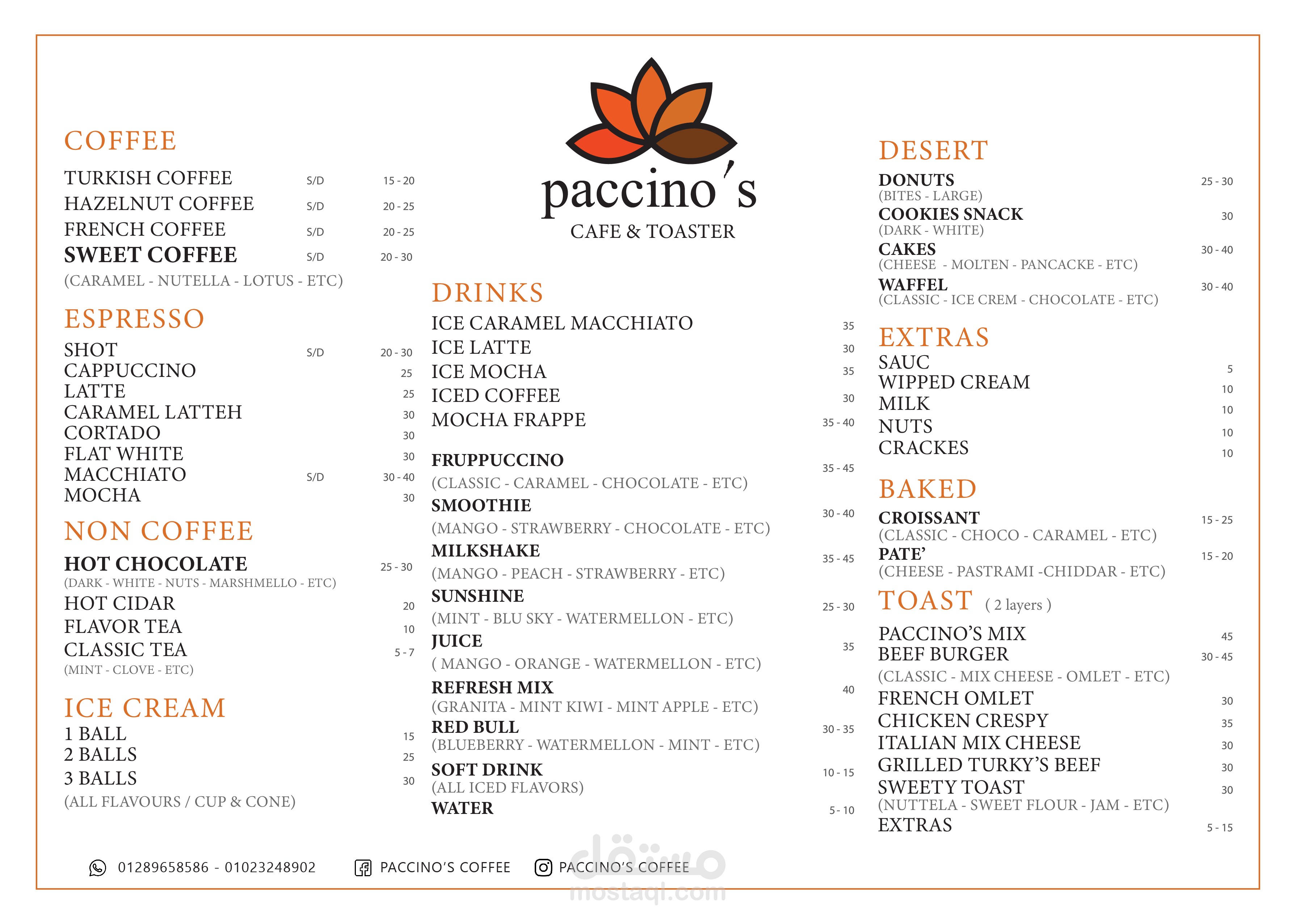 paccino's brand & visual identity | مستقل