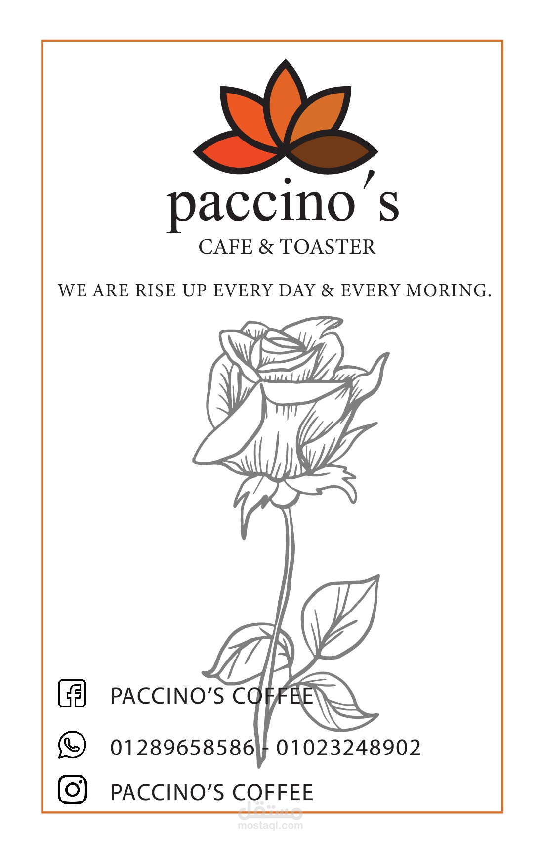 paccino's brand & visual identity | مستقل
