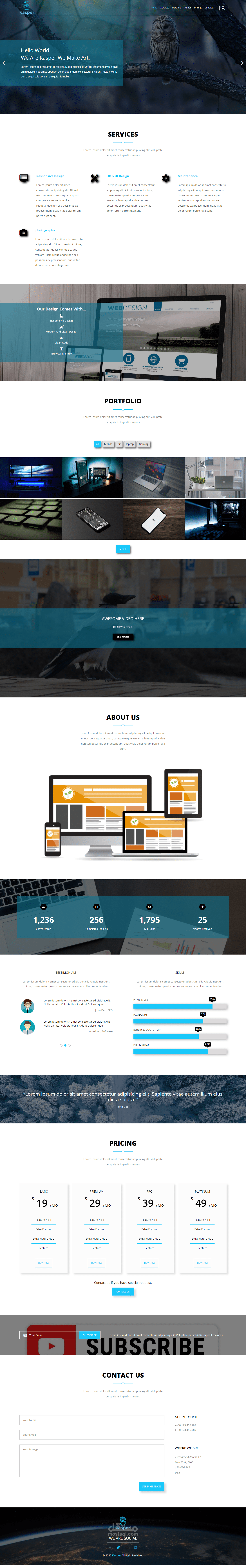 نموذج صفحة هبوط | مستقل