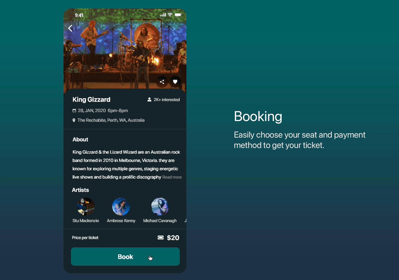 Event Jam IOS Mobile App | مستقل