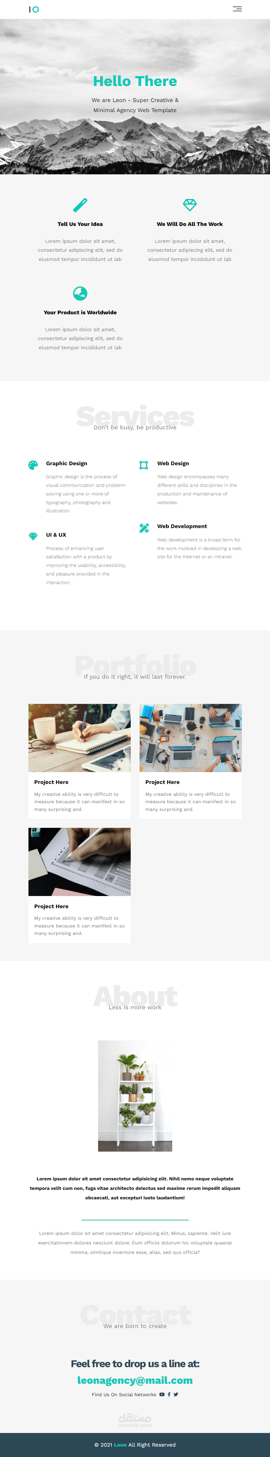 Leon Template | مستقل