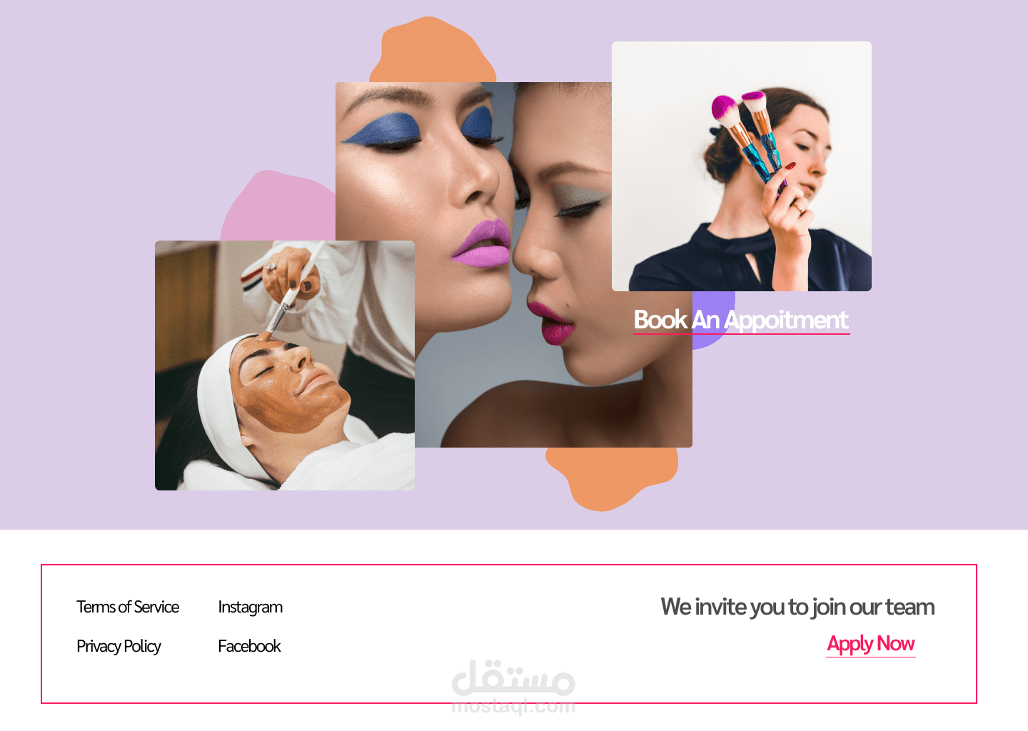 Beauty Salon Ui Design | مستقل