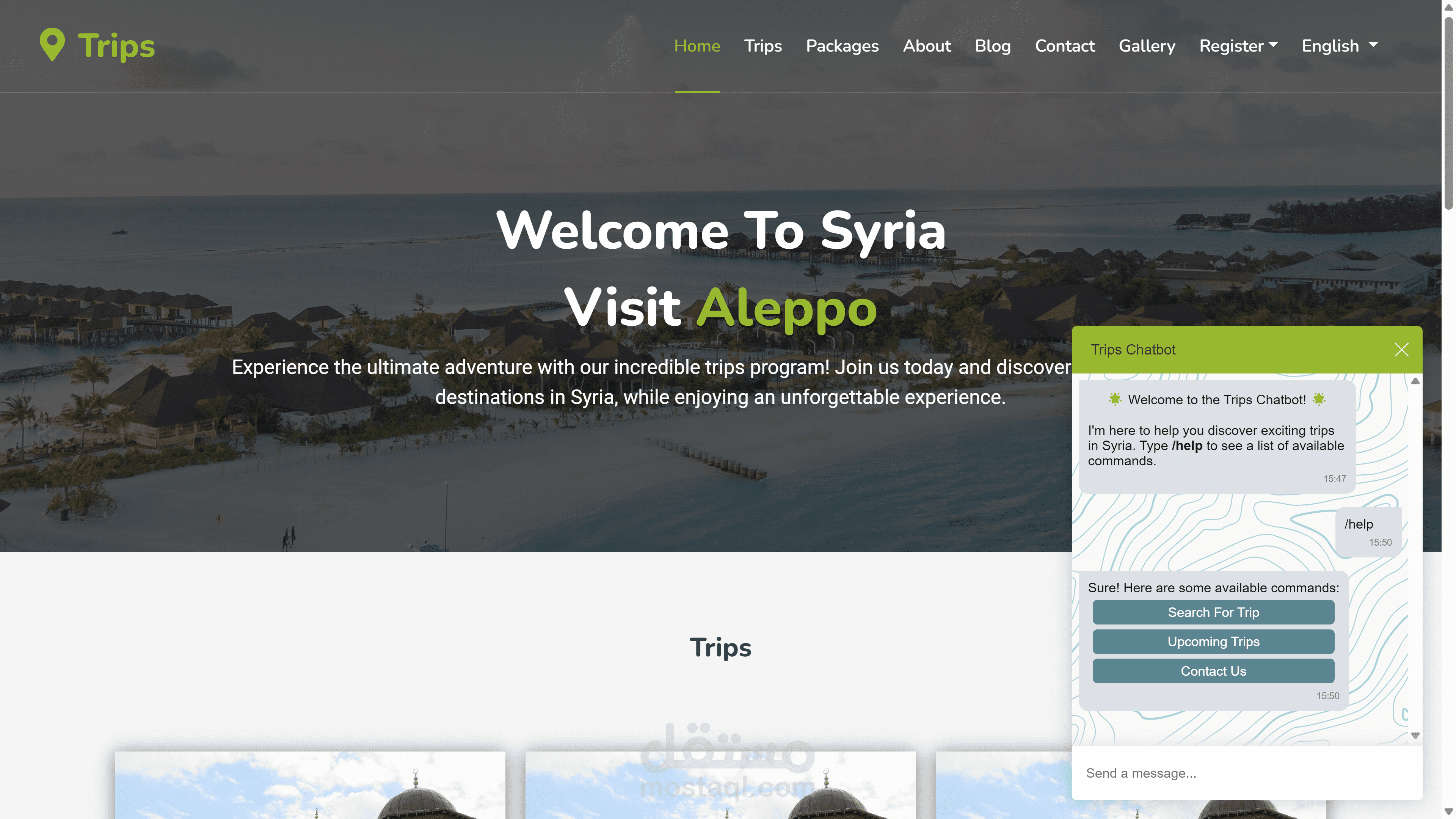 Trips Agency | مستقل