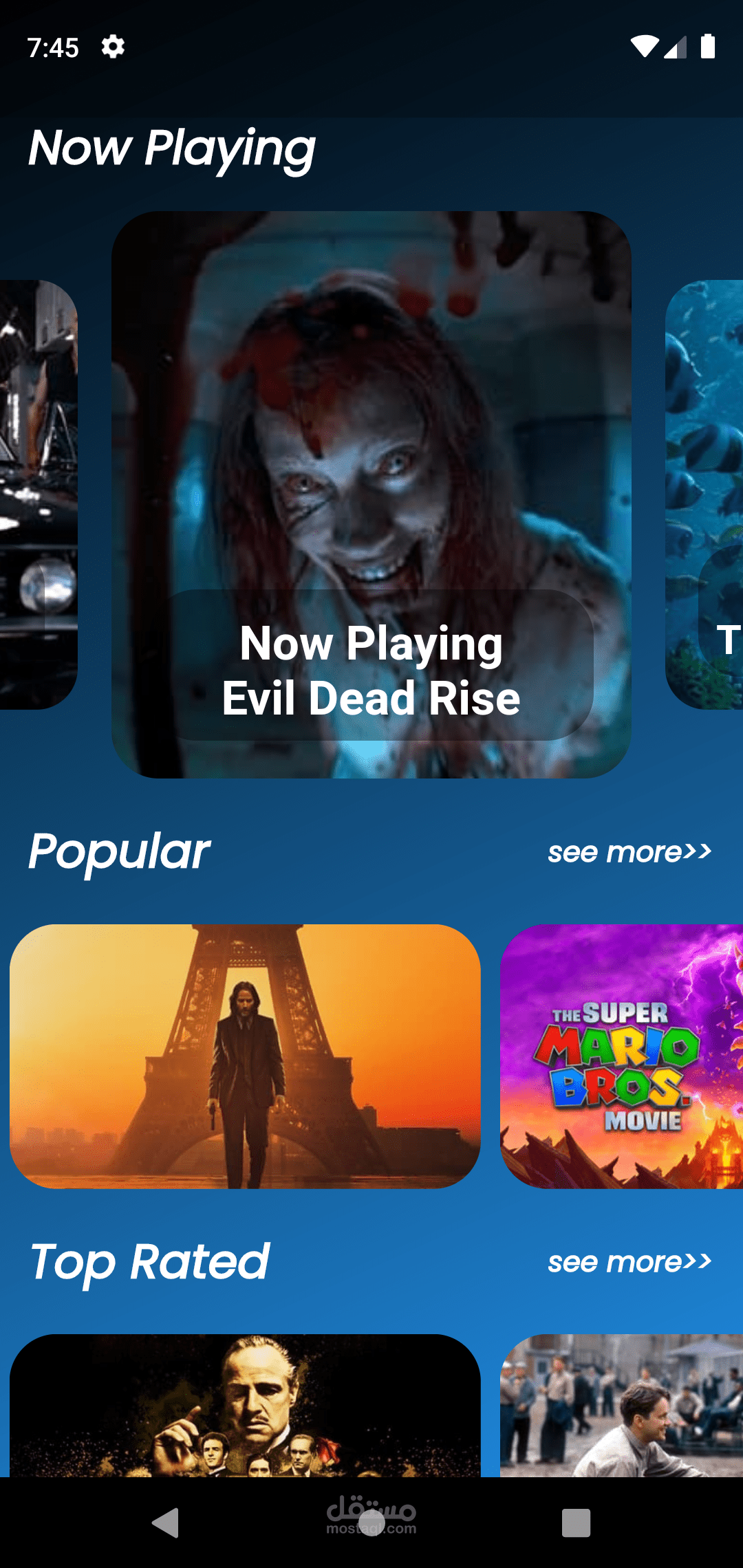 Movie reviews App | مستقل