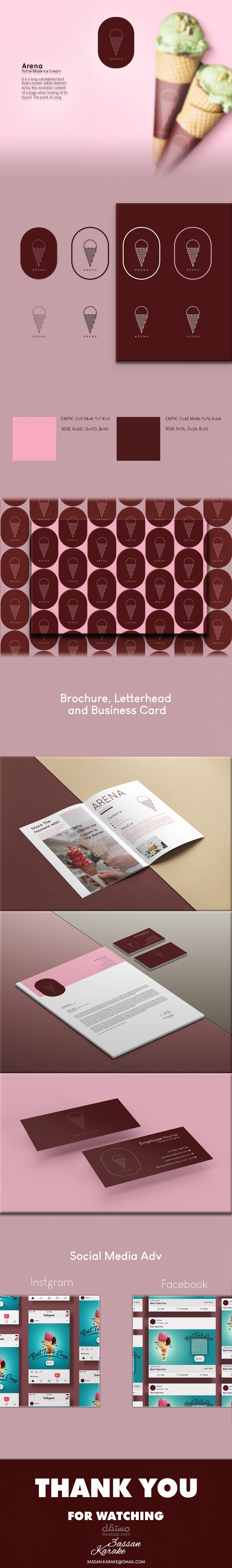 Arena Ice Cream Project | مستقل