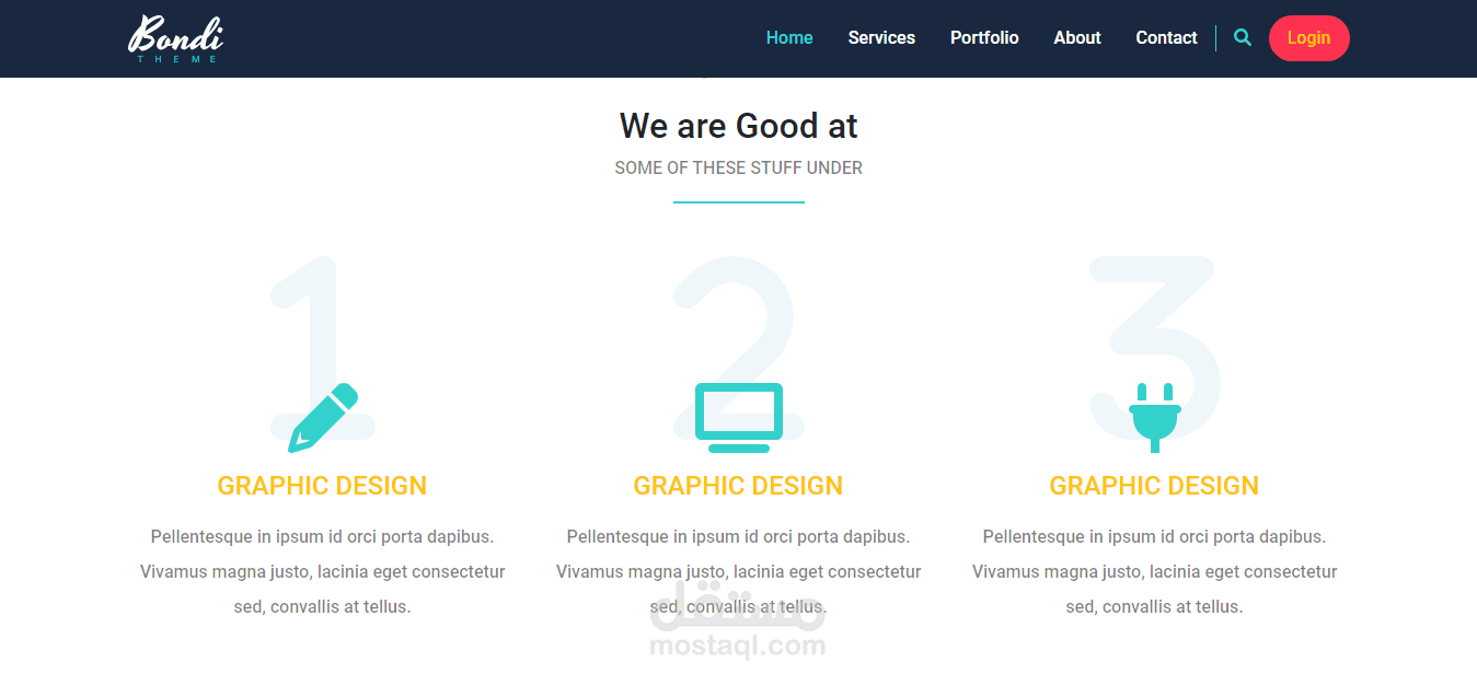 تصميم موقع الكتروني بواسطة Bootstrap5 متجاوب مع جميع الشاشات | مستقل