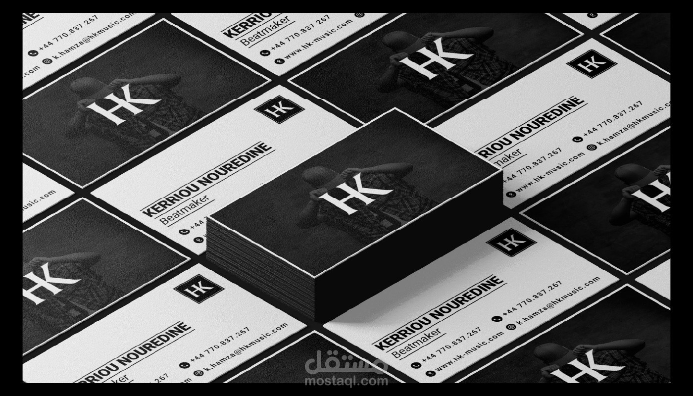 HK Music Studio logo & Branding | مستقل