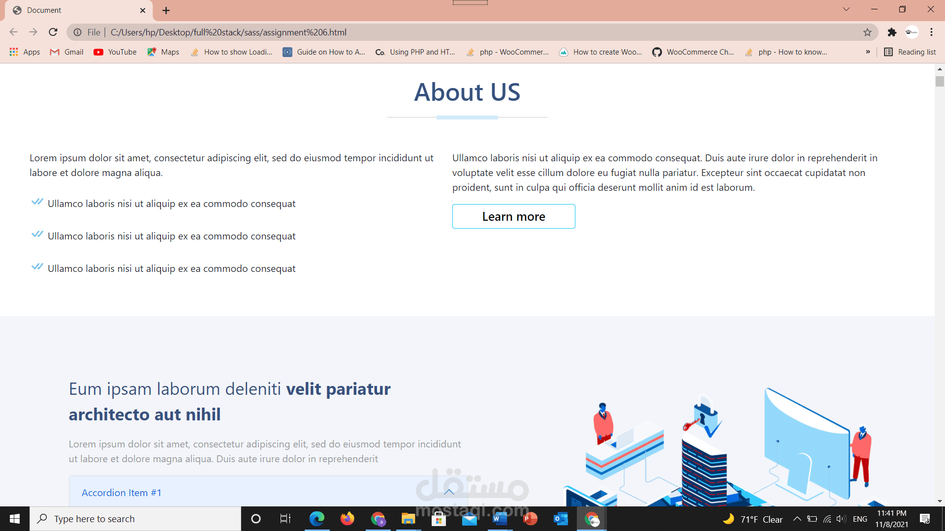 bootstrap made theme clone | مستقل