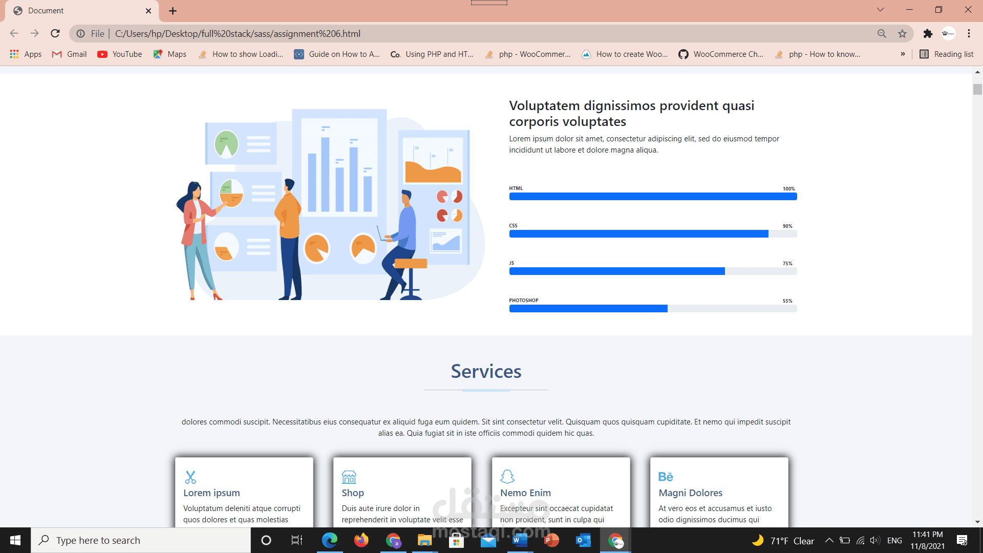 bootstrap made theme clone | مستقل