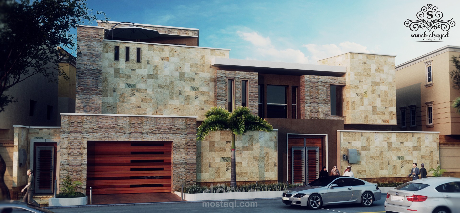 Exterior house design in Saudi Arabia | مستقل
