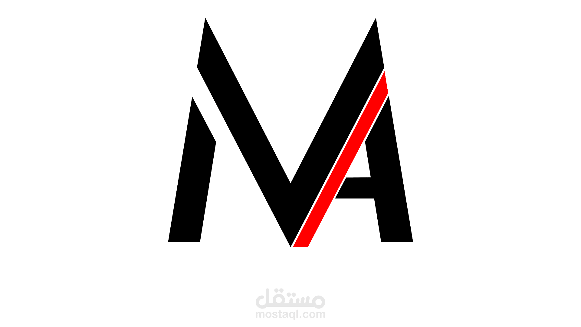 M A Logo Design 
