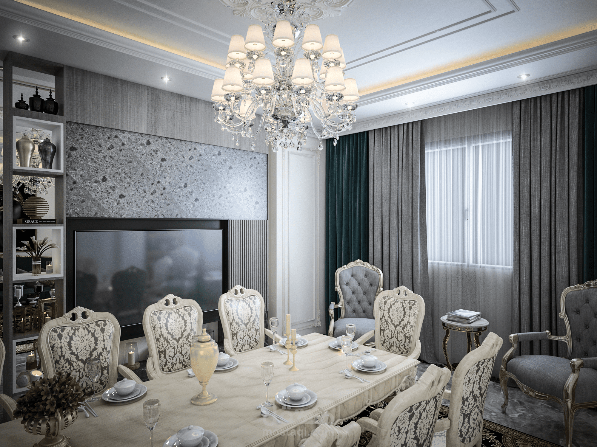 New classic ( Recepion & Salon & Dining ) | مستقل