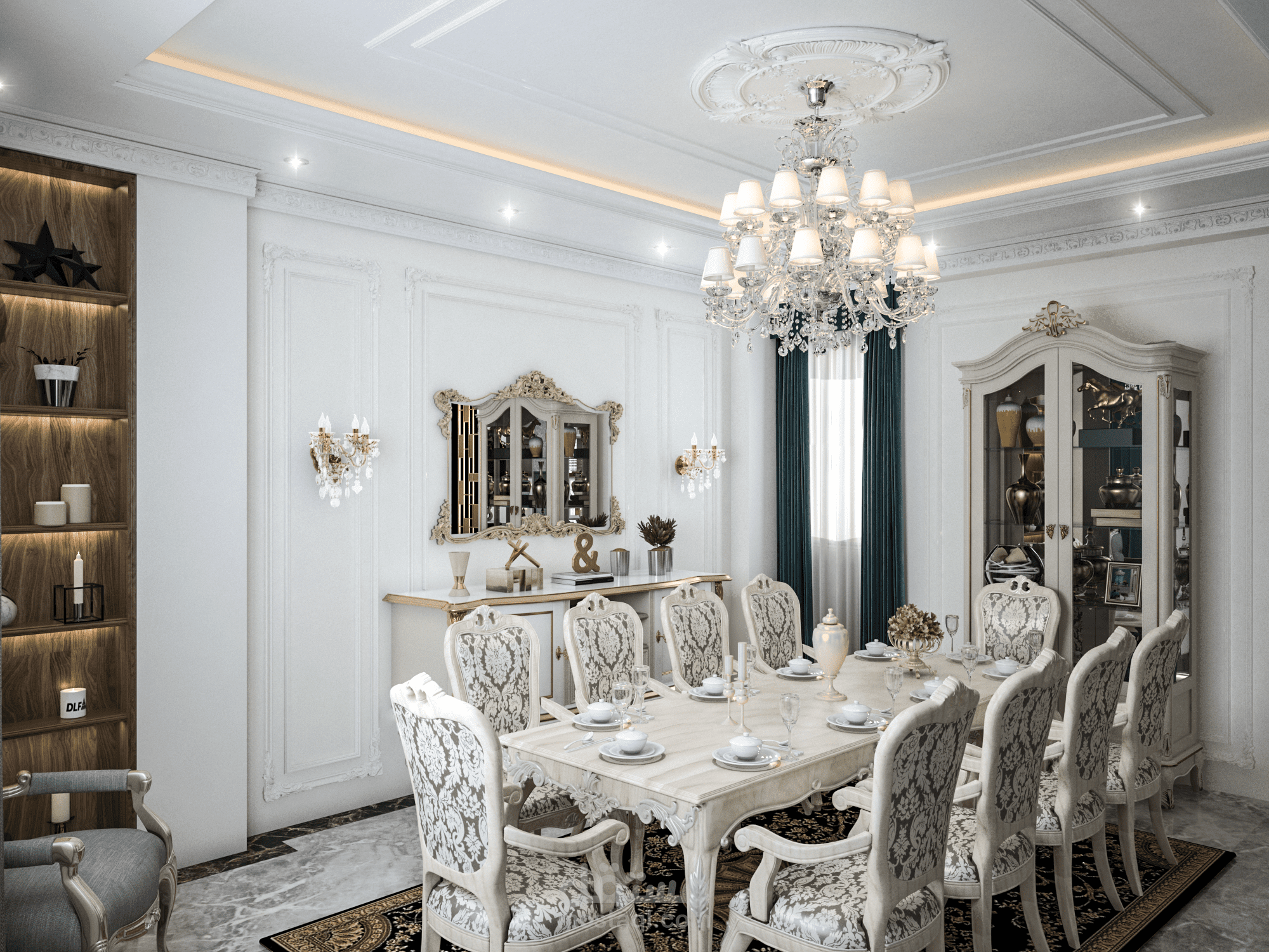 New classic ( Recepion & Salon & Dining ) | مستقل