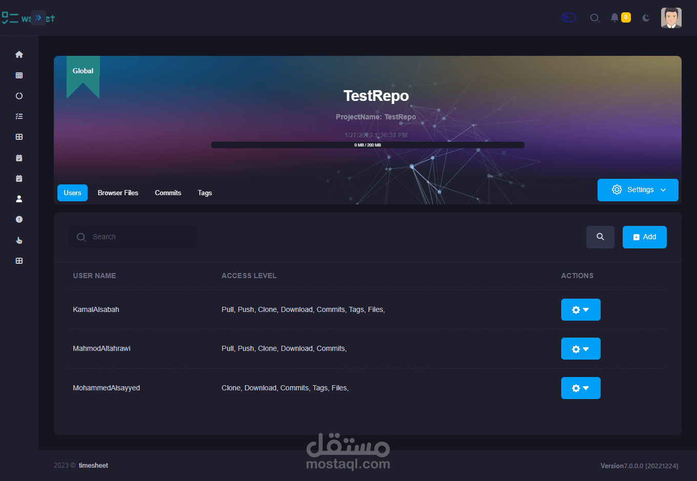 Git Hosting Server (Asp.net core 6 BoilerPlate) | مستقل