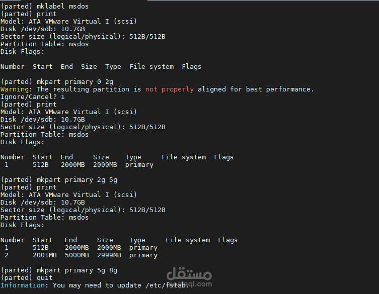 Linux Disks Partitioning Using Lvm Stratis And Vdo مستقل