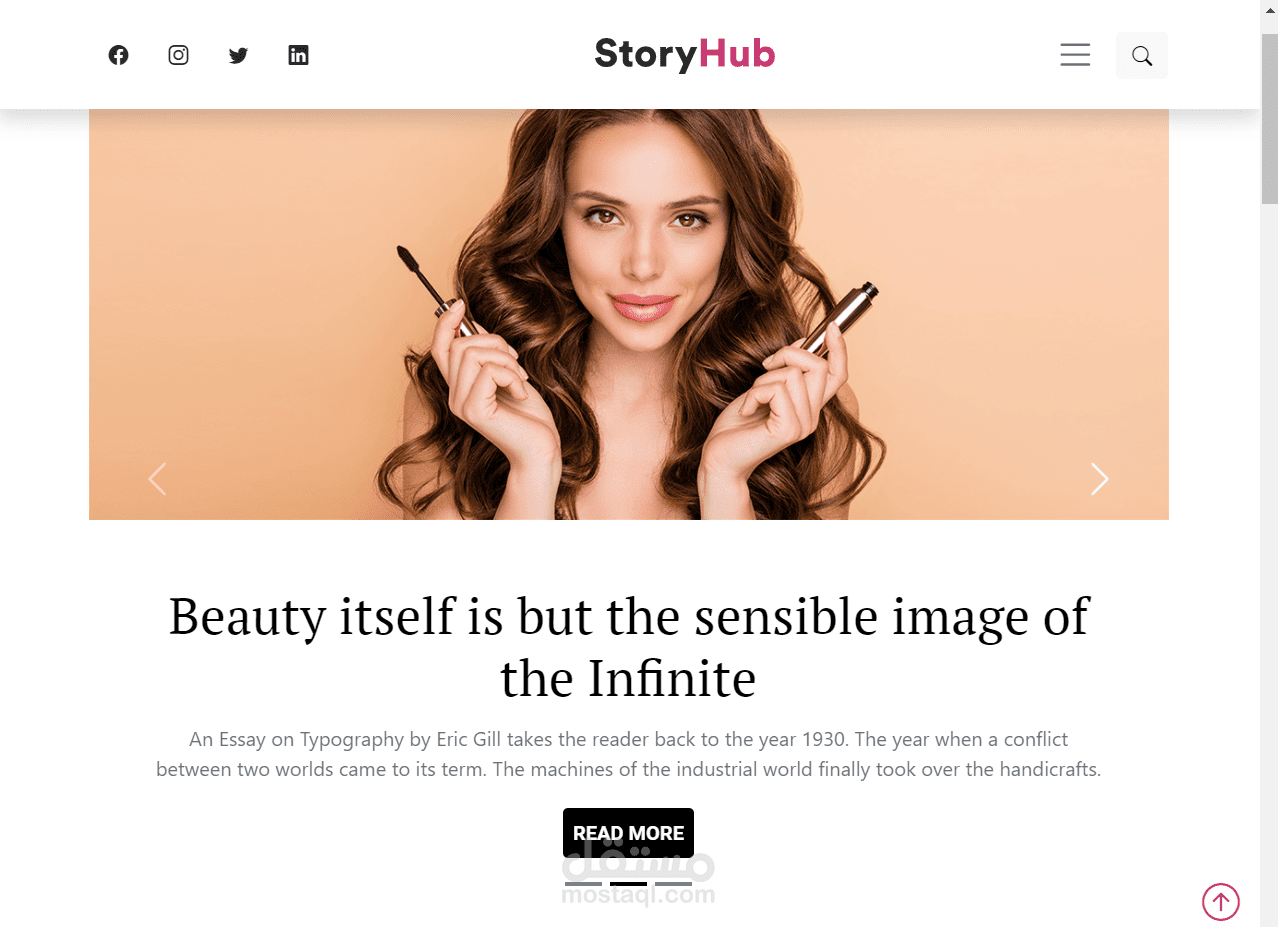 a responsive web Pages using Bootstrap5 | مستقل