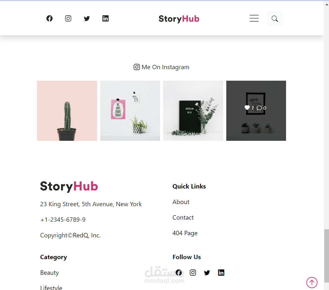 A Responsive Web Pages Using Bootstrap5 مستقل