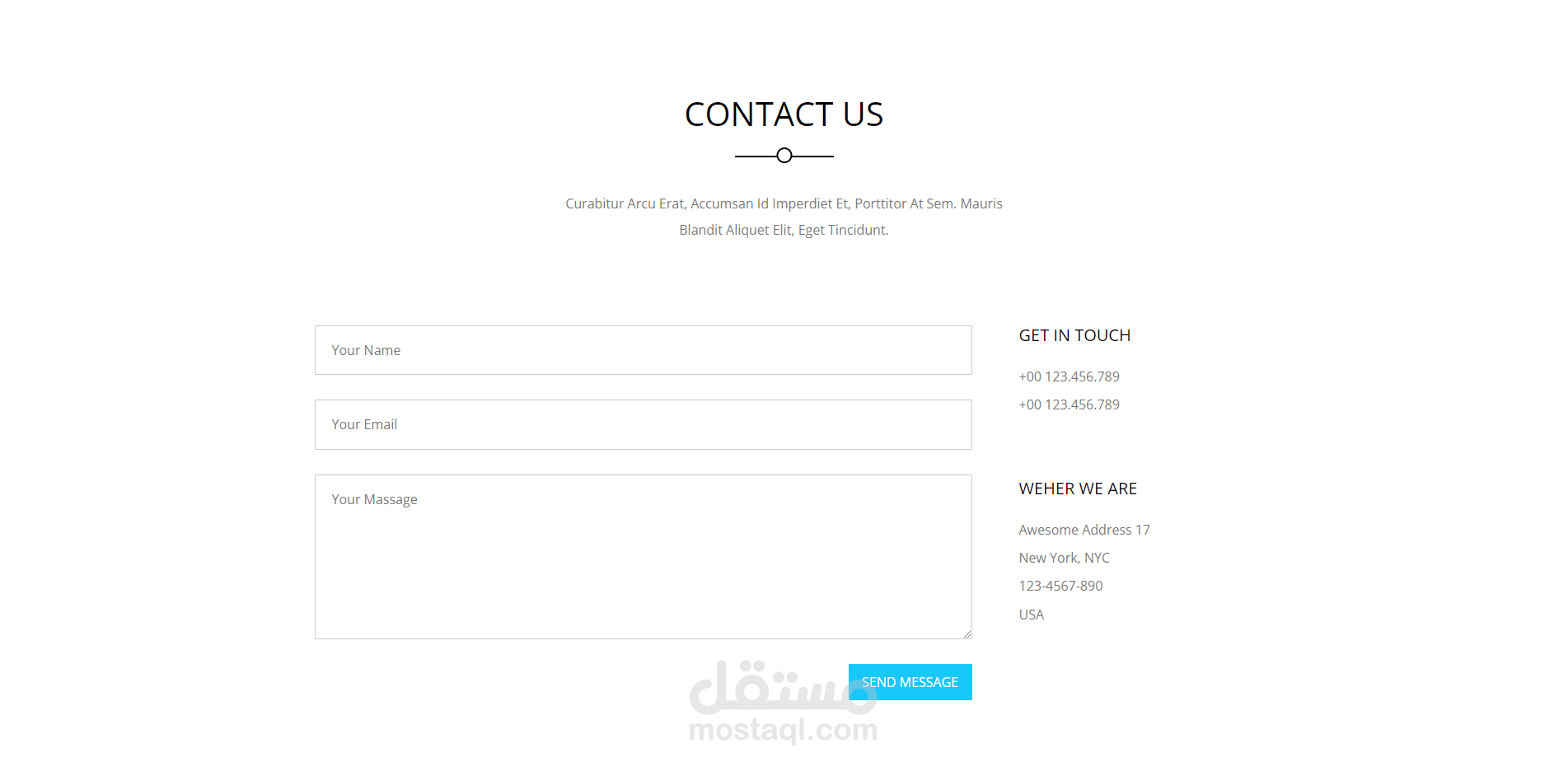 Template Html Css مستقل 6959