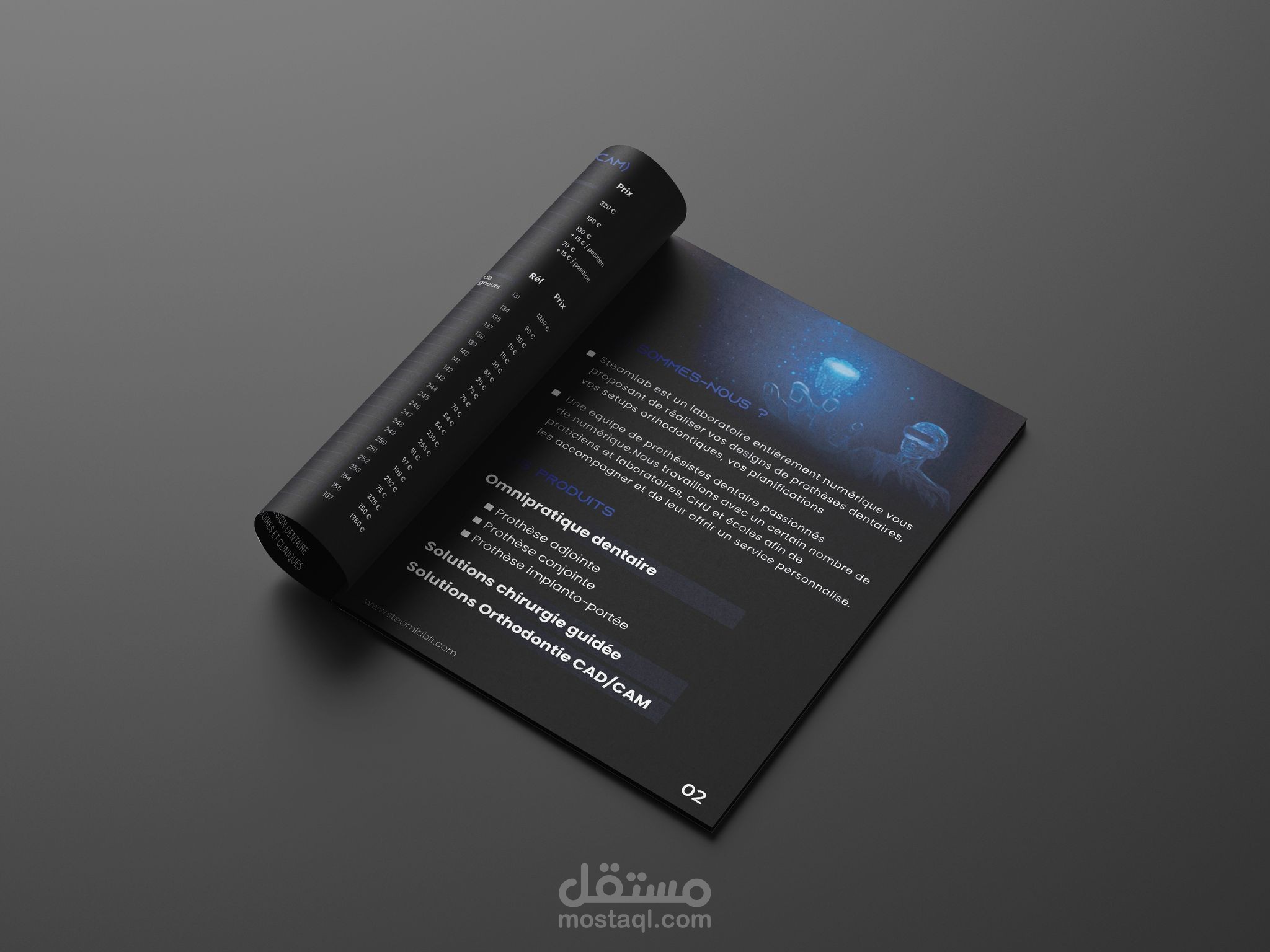 Brochure: Steamlab | مستقل