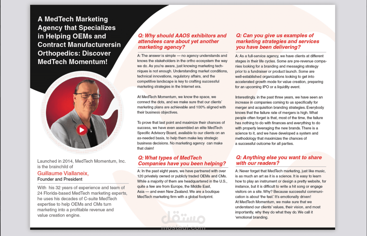 MedTech brochure | مستقل