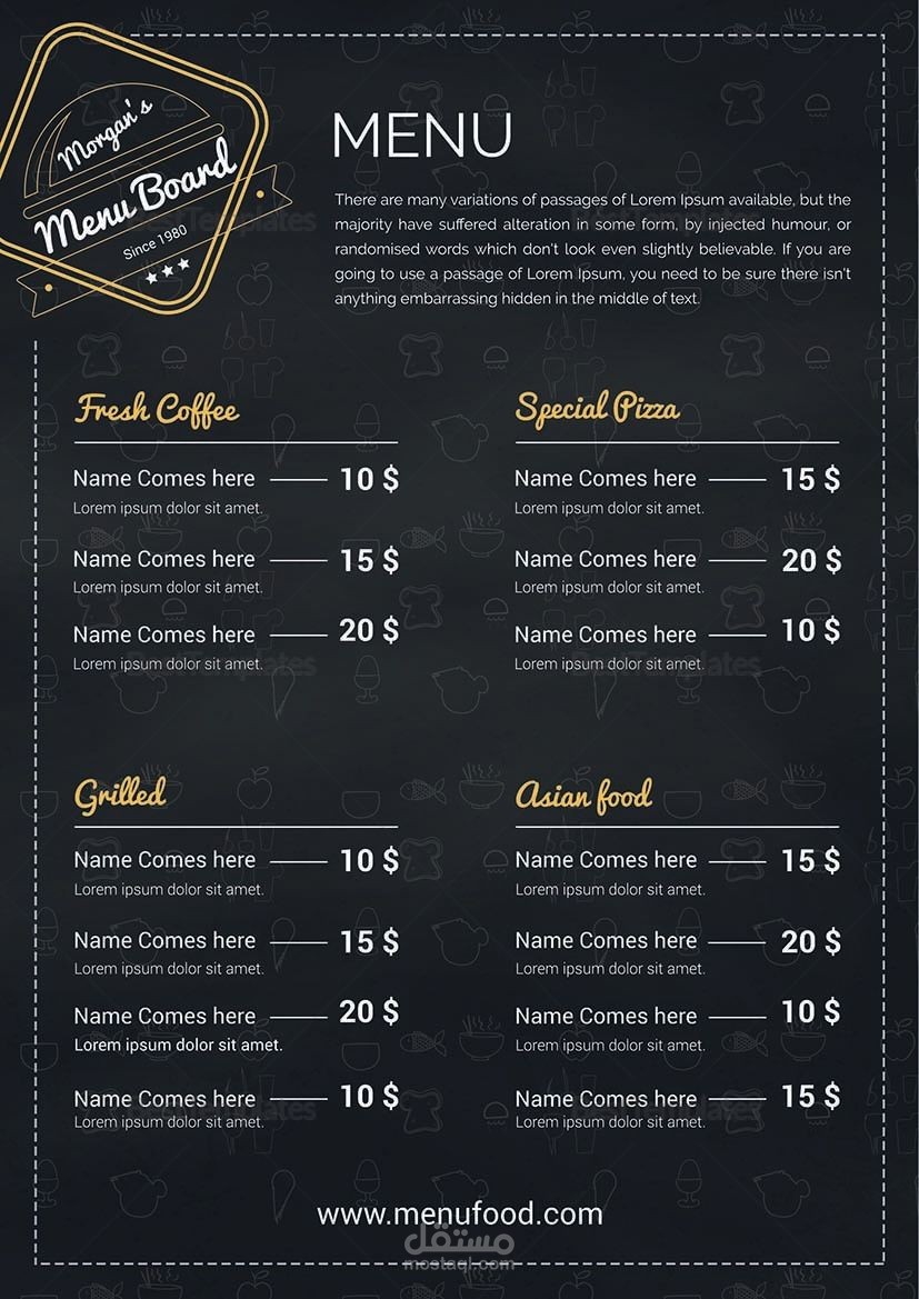 Menu Menu