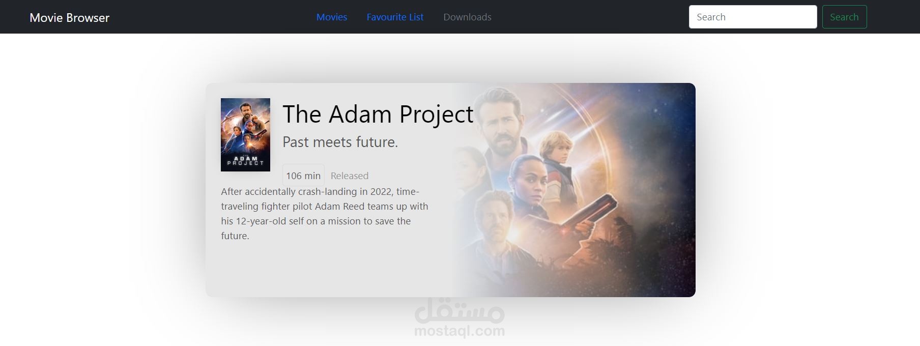 React Movie Browser | مستقل