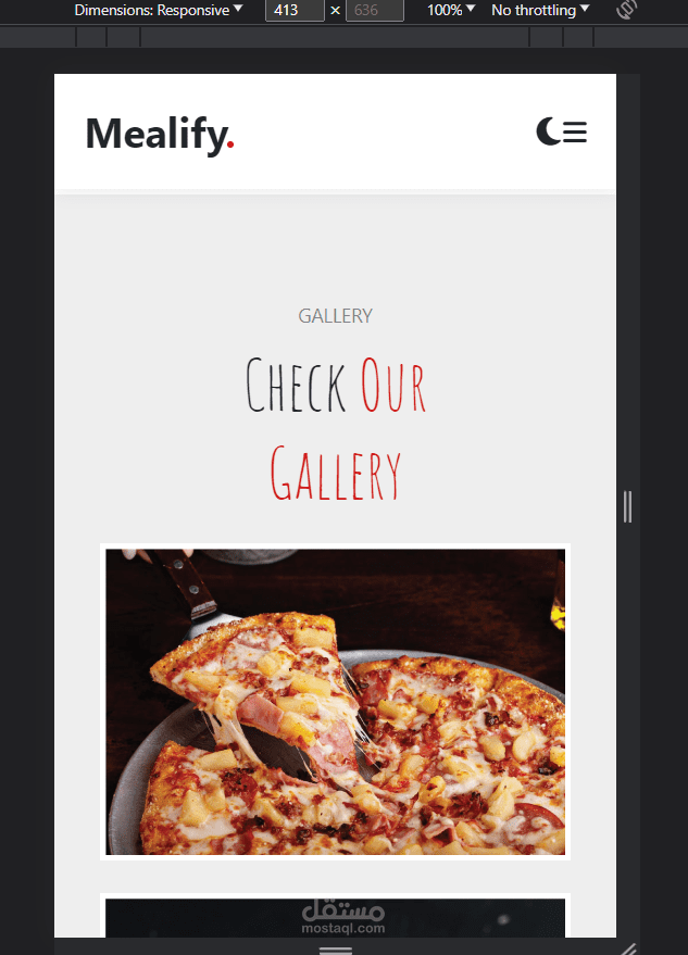 Mealify | مستقل