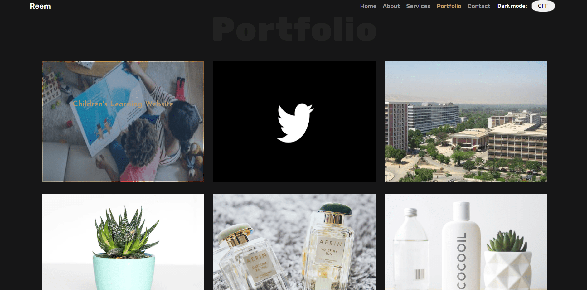 Responsive Portfolio with light and dark modes | مستقل