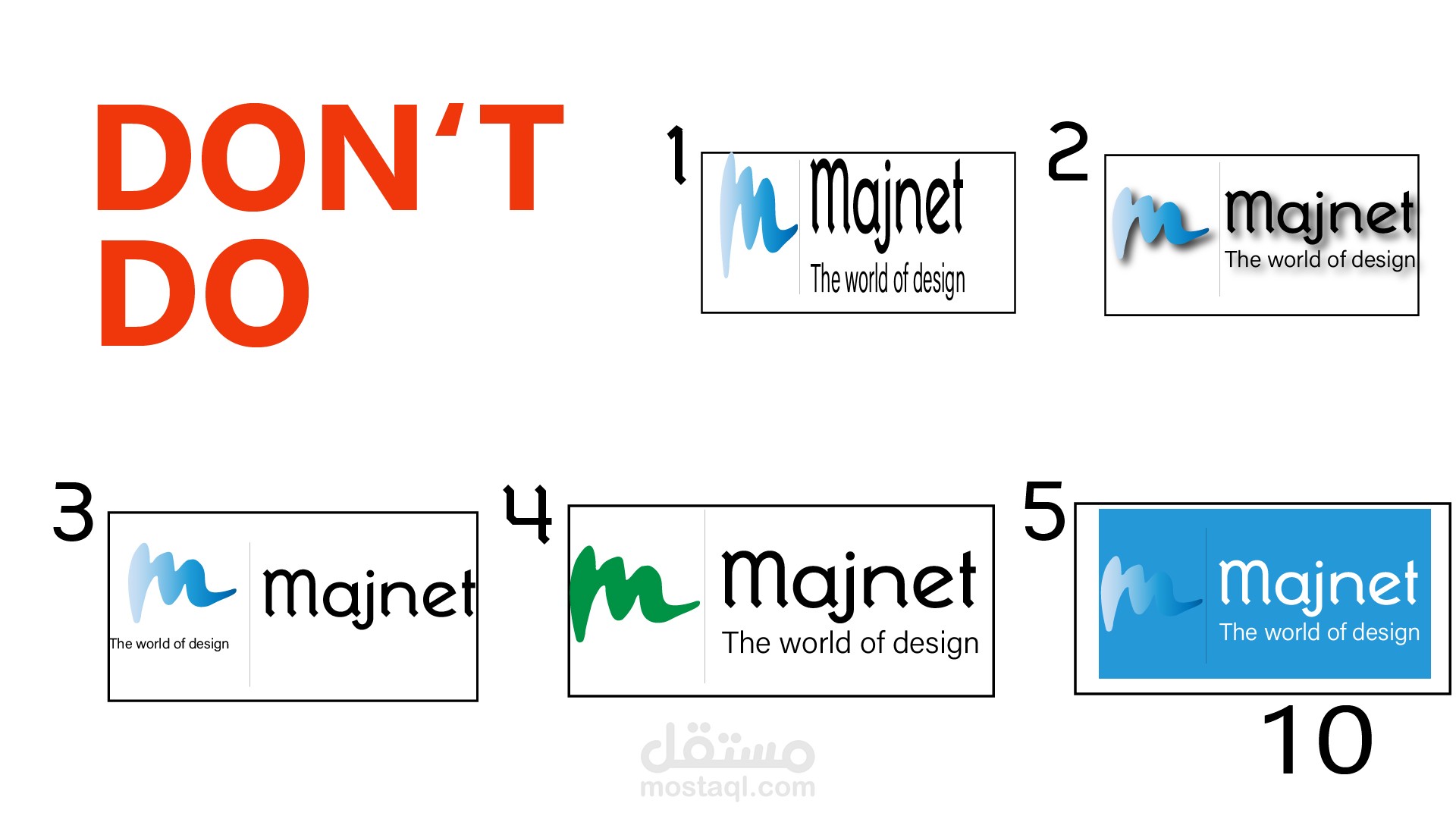 تصميم لوجو لشركة MAJNET | مستقل