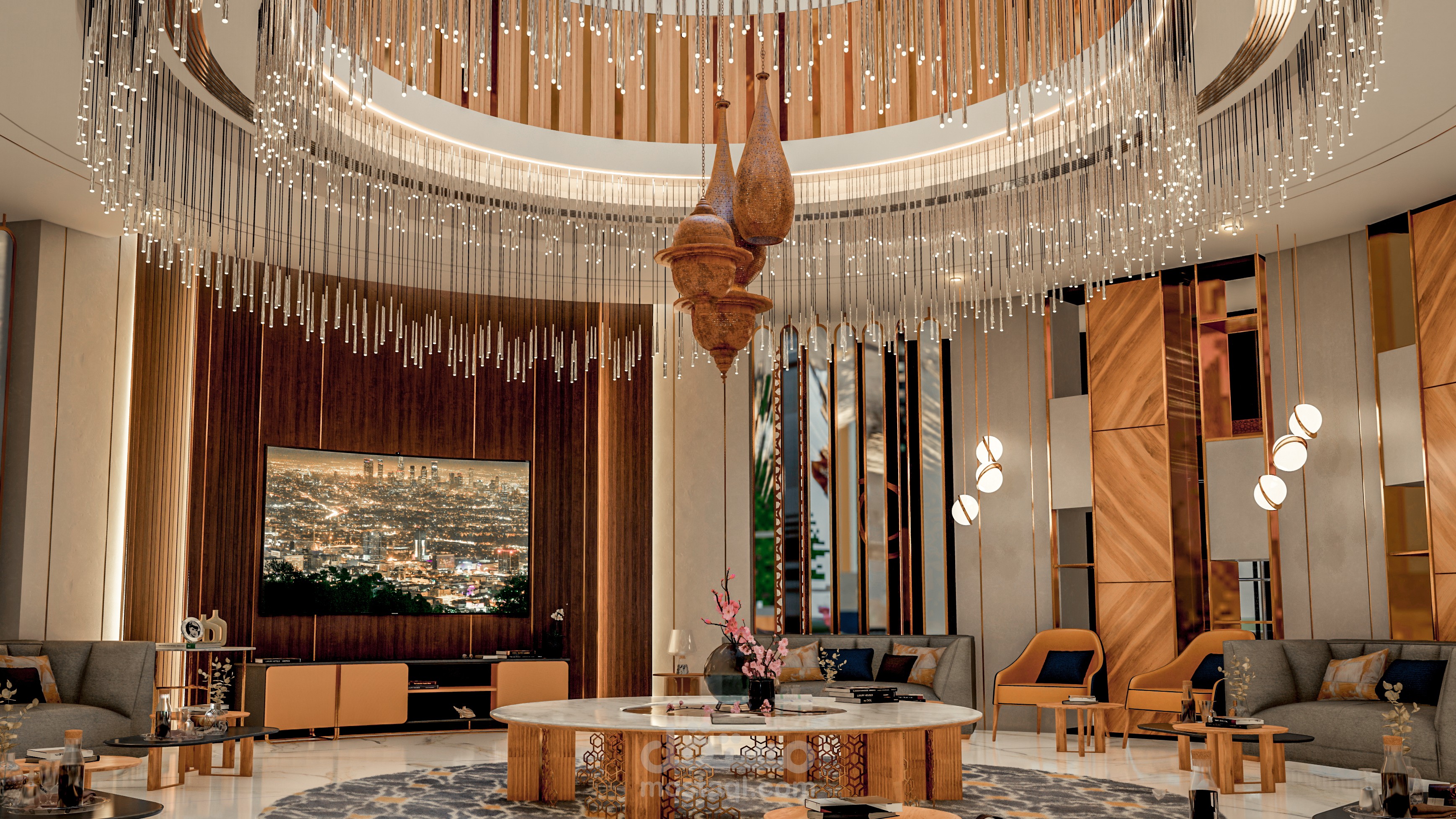 Main Hall Interior Design | مستقل