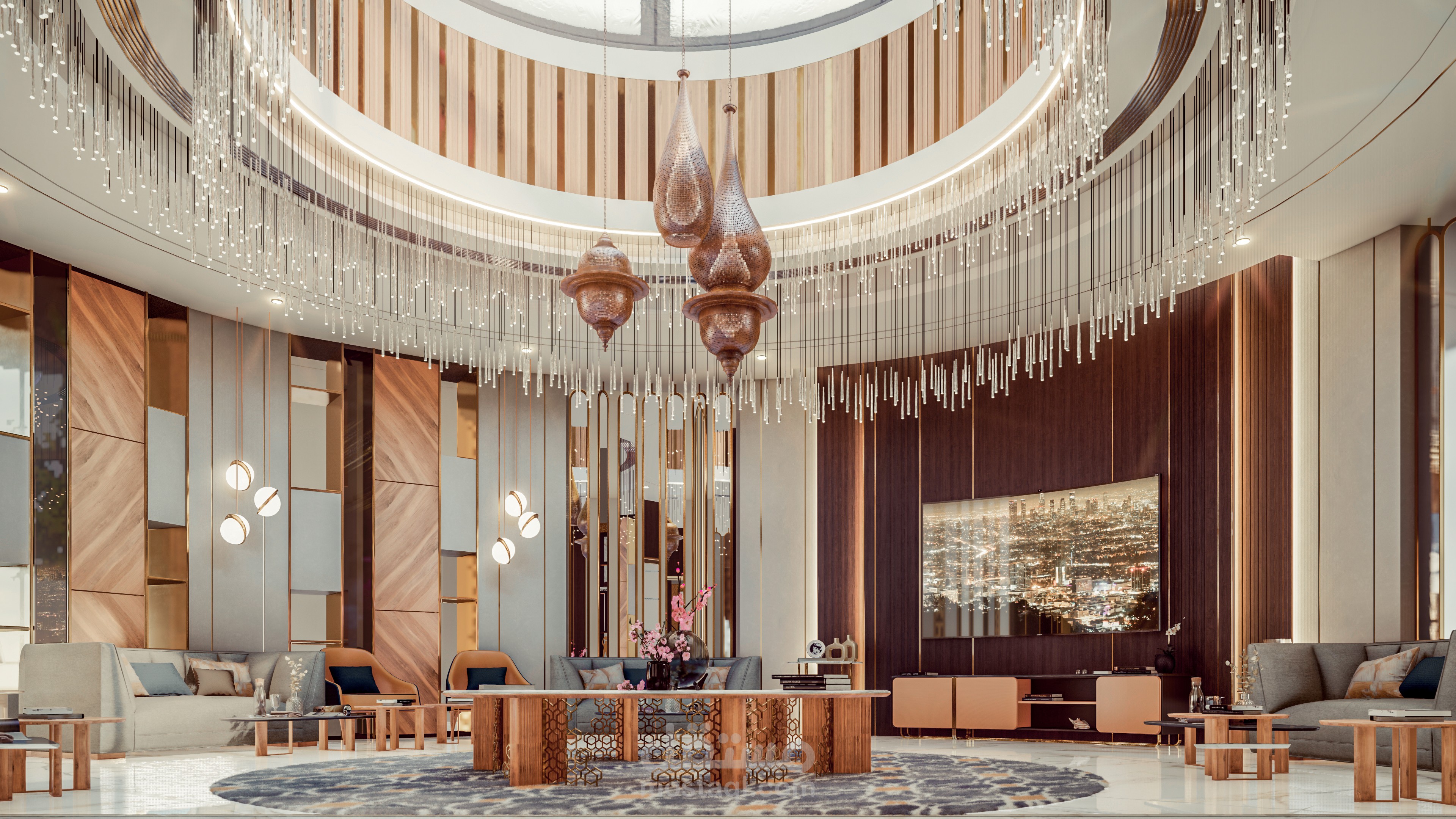 Main Hall Interior Design | مستقل