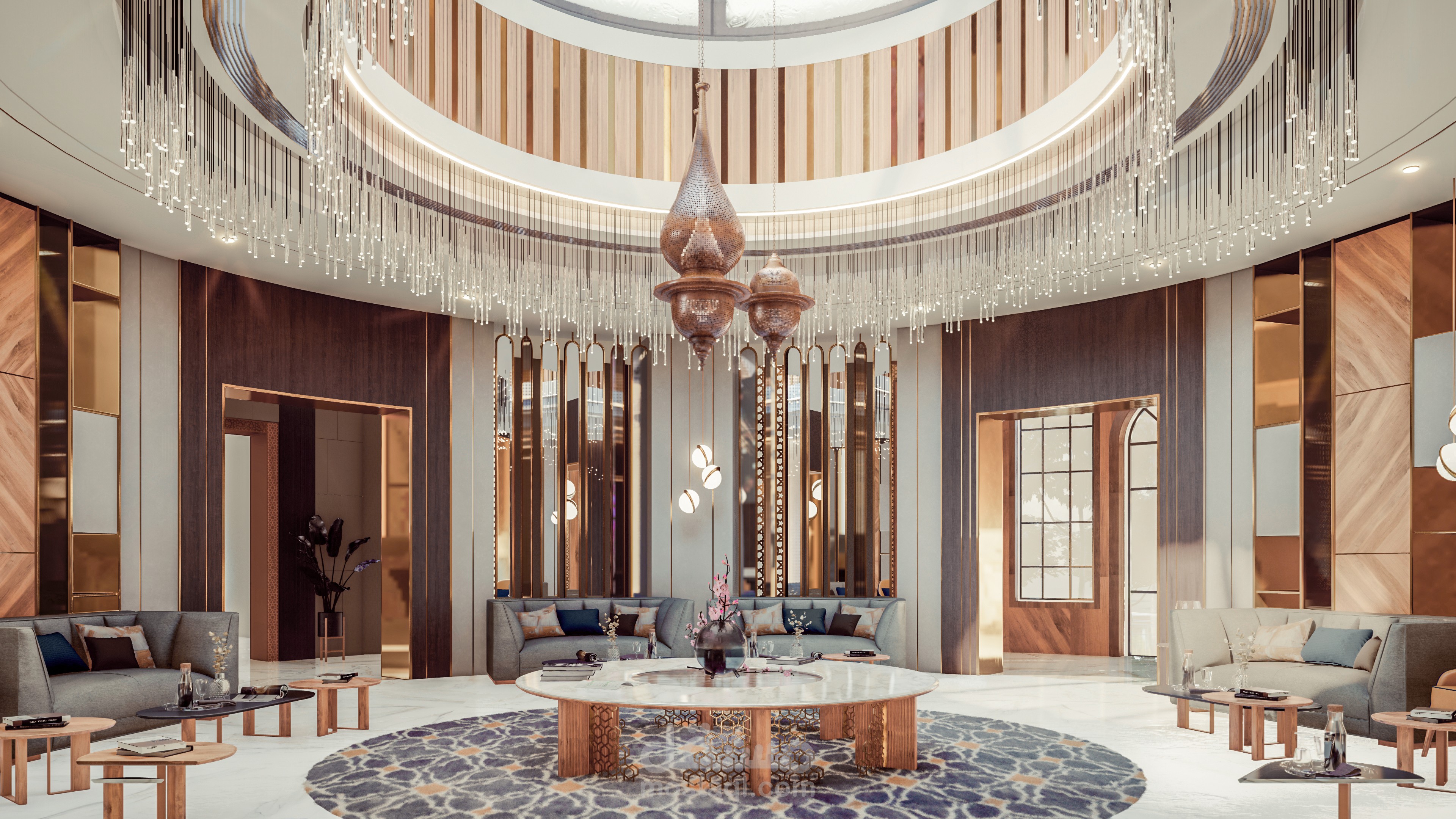 Main Hall Interior Design | مستقل