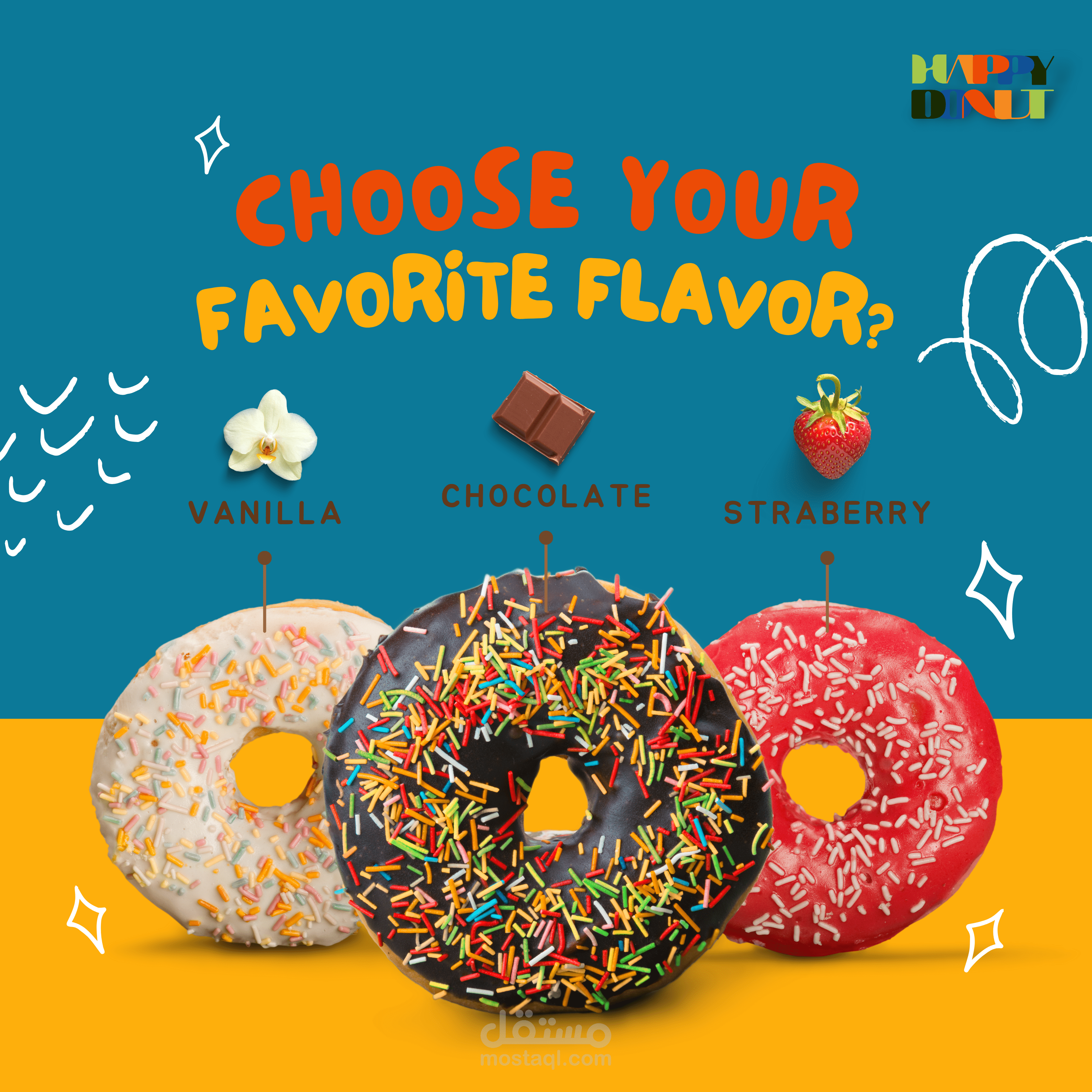 Branding Design Donuts | مستقل