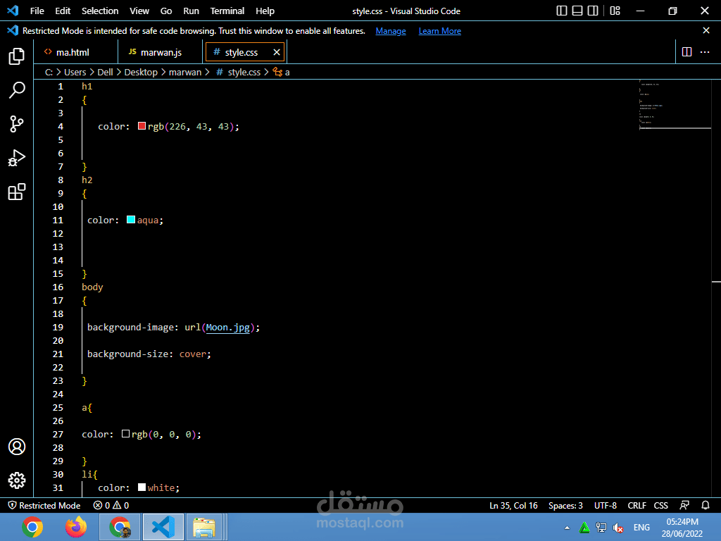 برمجه ويب Html Css Java Script مستقل 