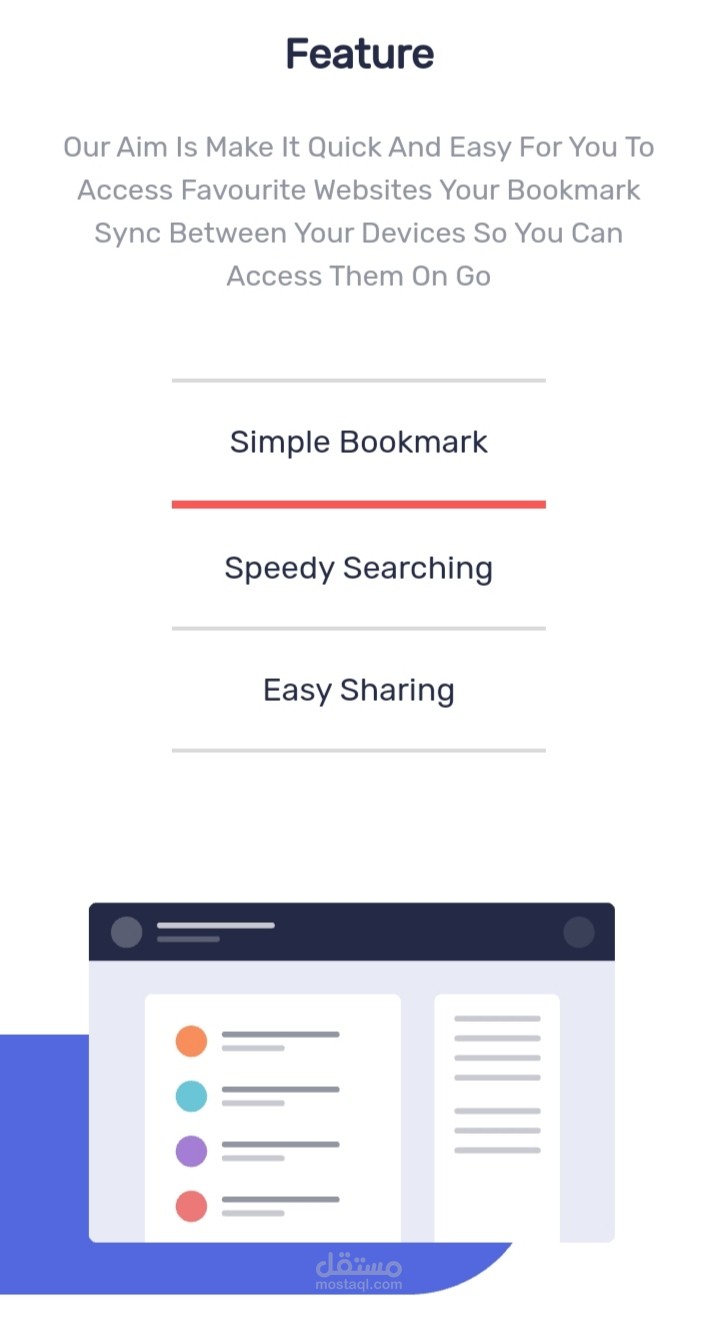 A Simple Bookmark Manager | مستقل