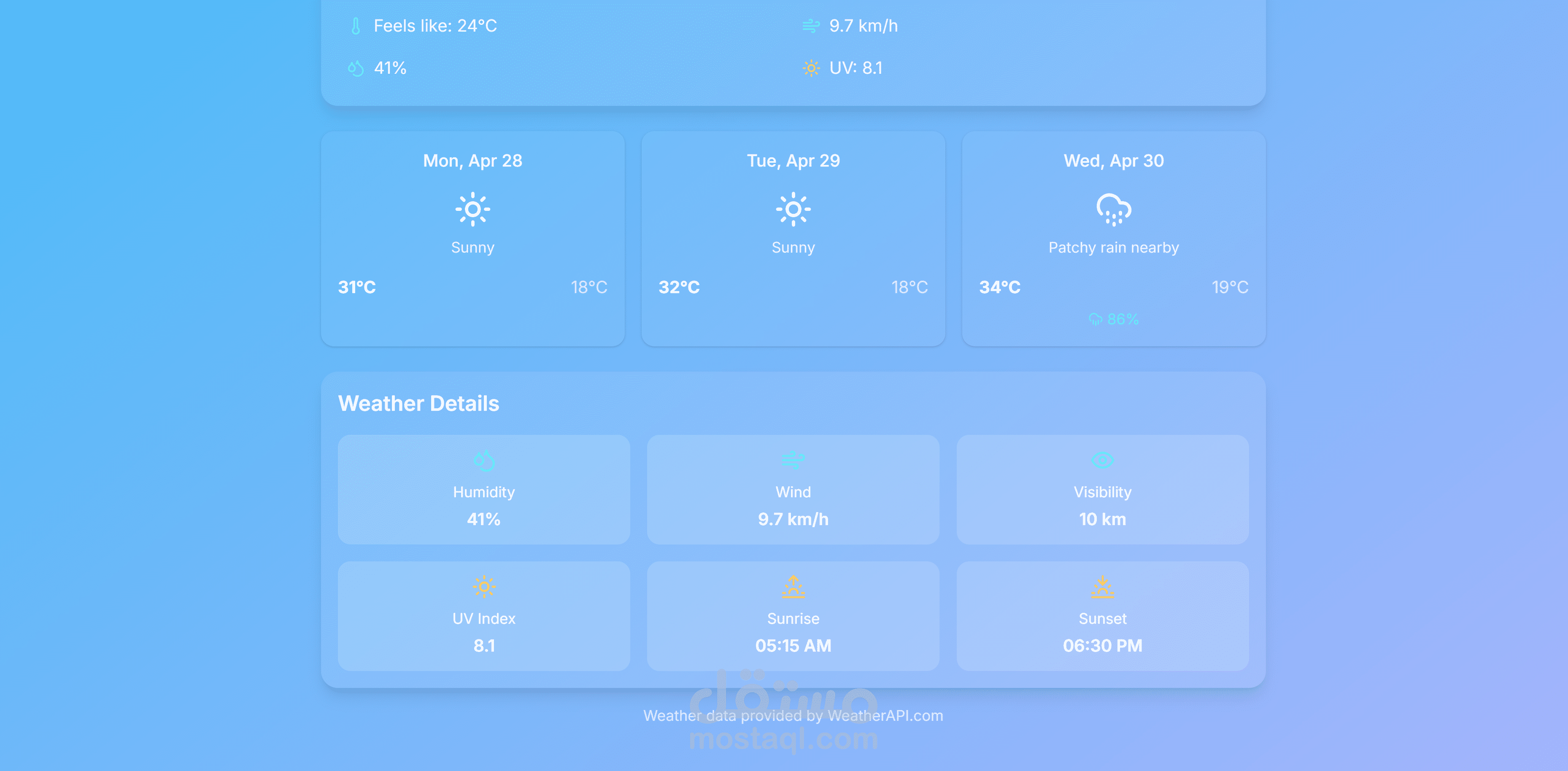 Weather App | مستقل