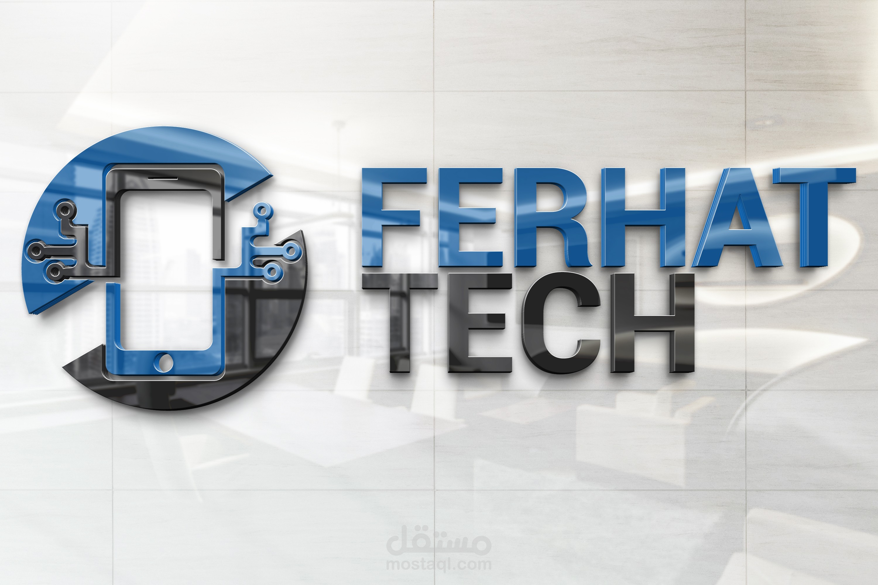 تصميم شعار لصاحب قناة يوتيوب تقنية هواتف | مستقل