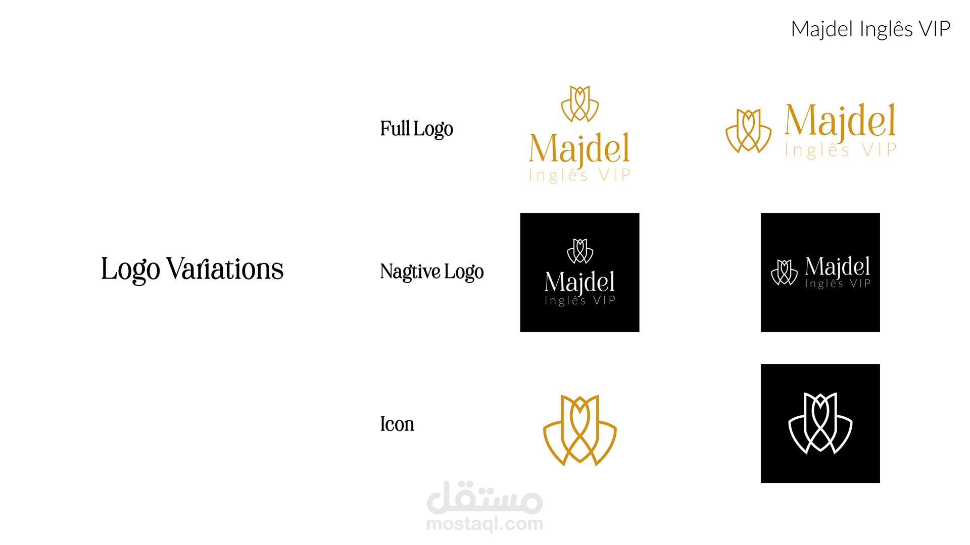 Majdel Inglês VIP brand guidelines | مستقل
