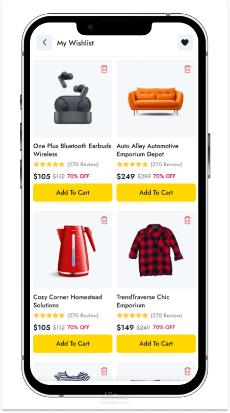 eCommerce Flutter -Full Mobile Application | مستقل