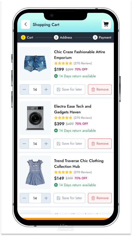eCommerce Flutter -Full Mobile Application | مستقل