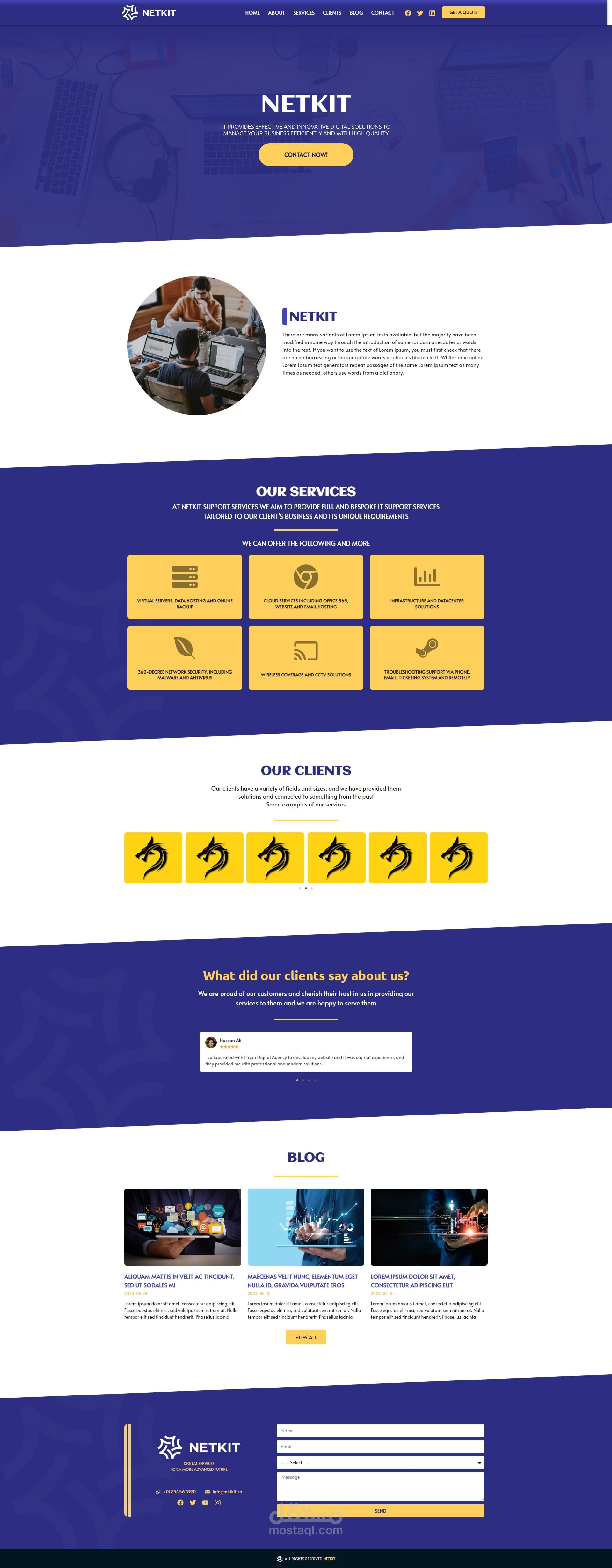 موقع شركة NETKIT | مستقل