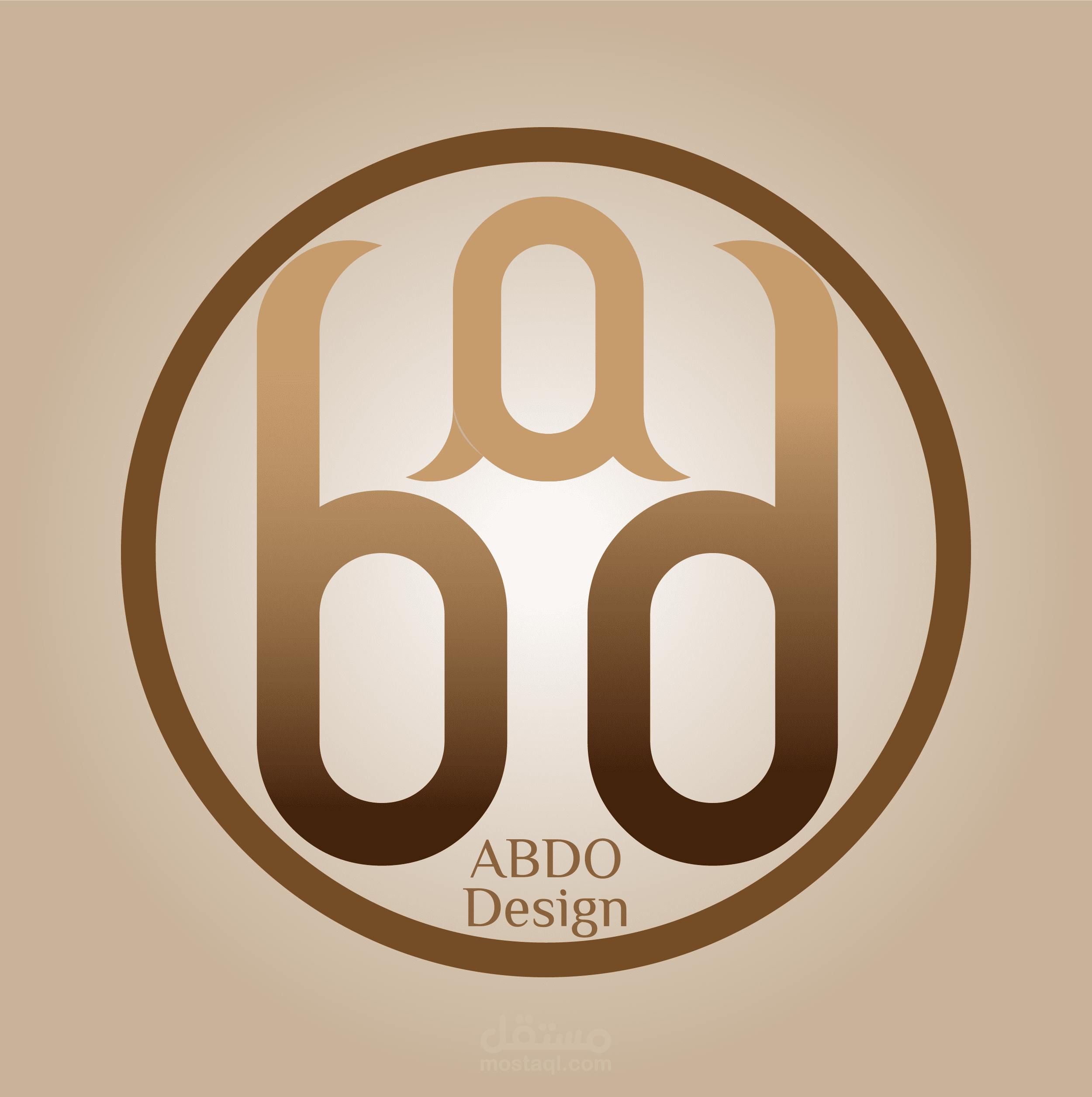 تصميم لوجو (شعار) وتطبيقه على موك اب Mockup | مستقل