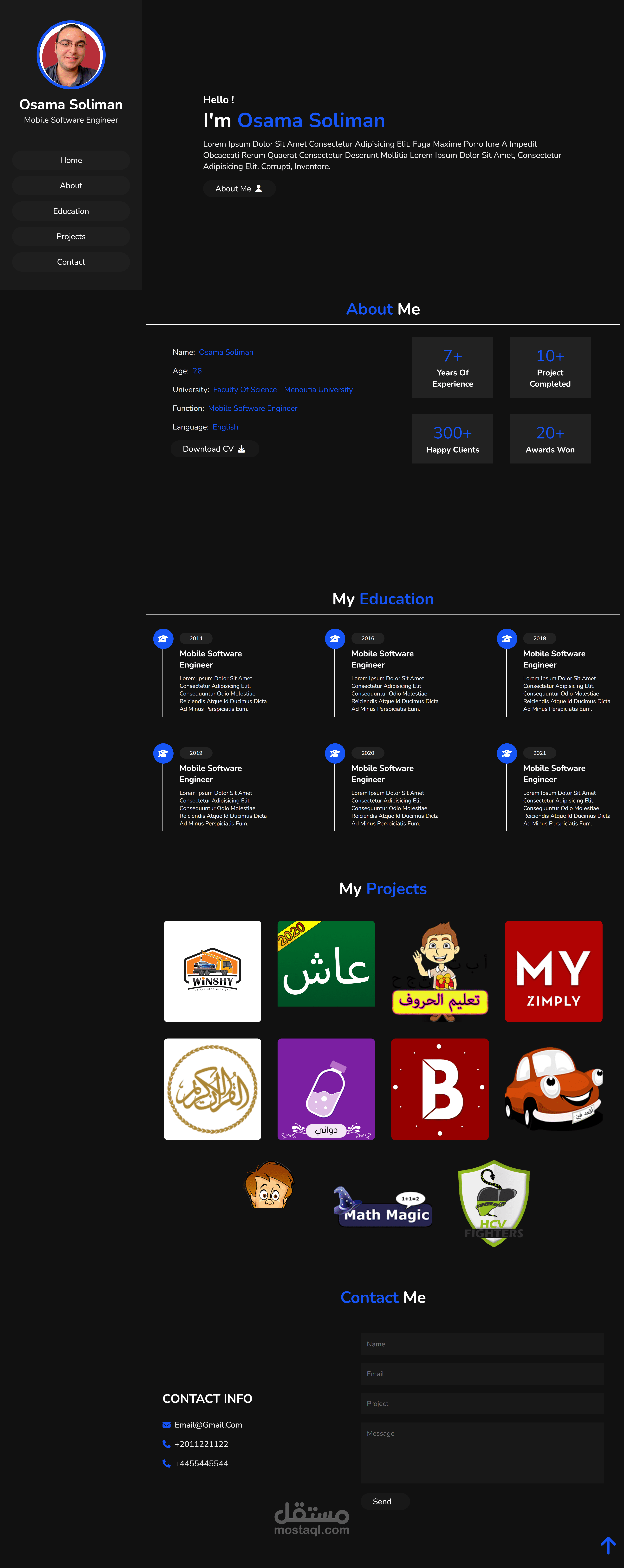 responsive profile | مستقل