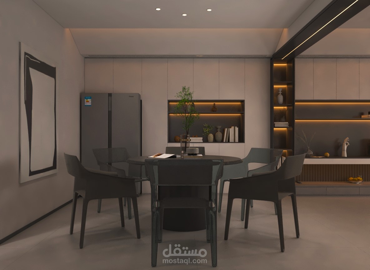 Modern living & dining room | مستقل
