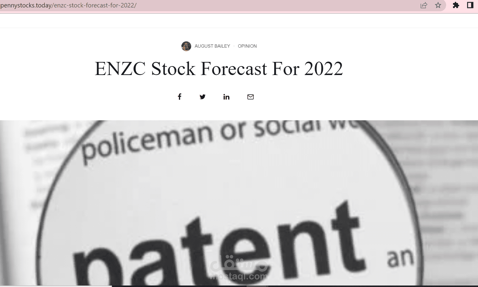 ENZC Stock Forecast For 2022 | مستقل