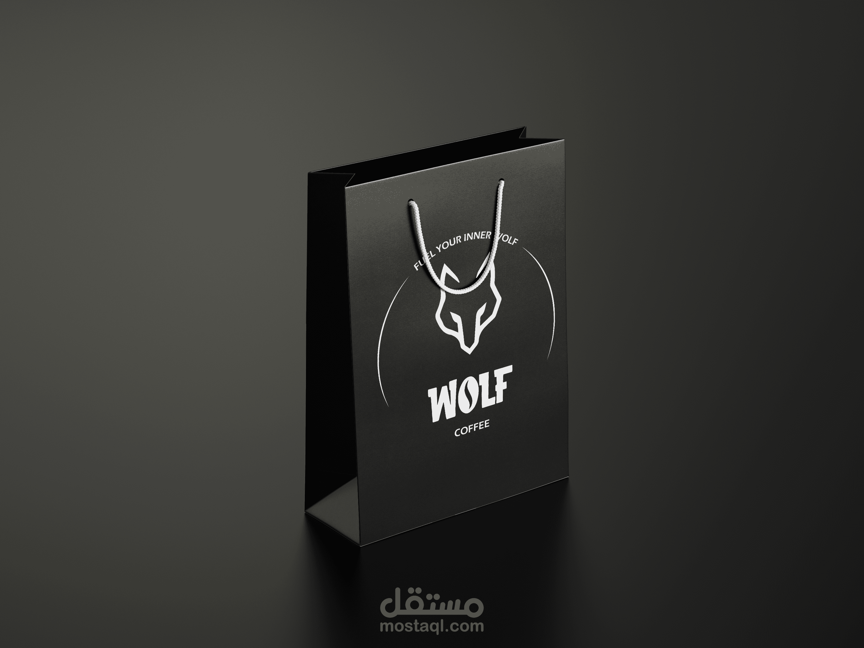 WOLF cafe Logo and Brand identity | مستقل